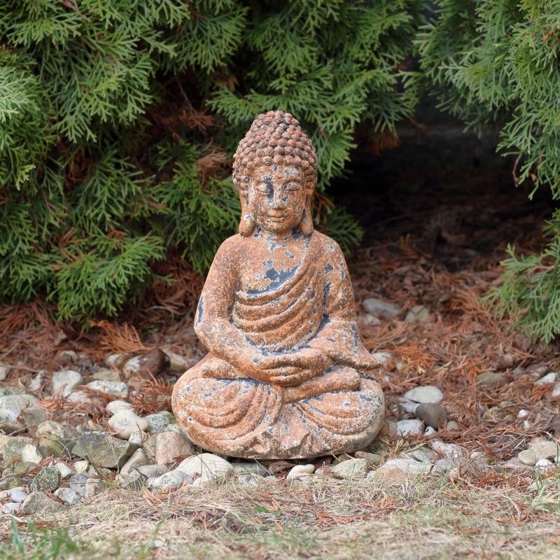 Socha buddha sedící 33cm
